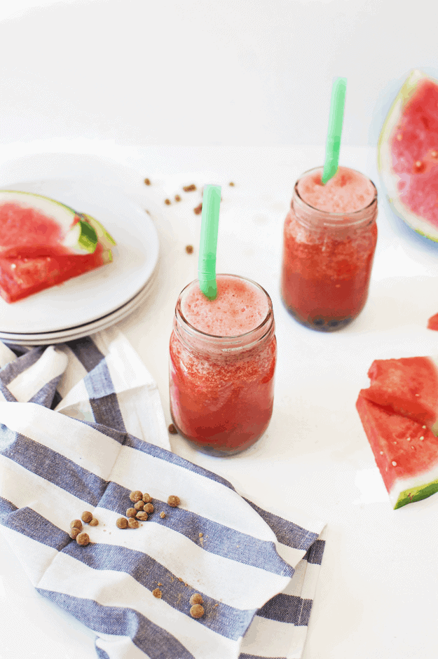 Watermelon Boba Slushie | The Butter Half
